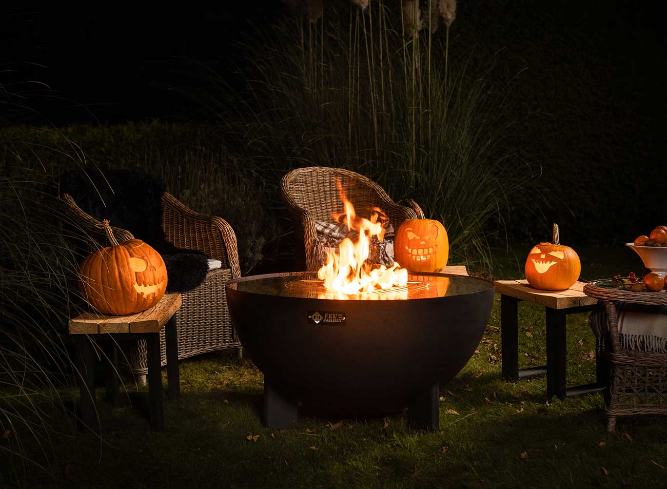 Feu du Jardin Gartenfeuer Tria schwarz Feu du Jardin Sommerliving