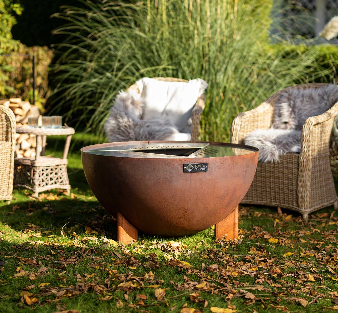 Feu du Jardin Gartenfeuer Tria rost Feu du Jardin Sommerliving