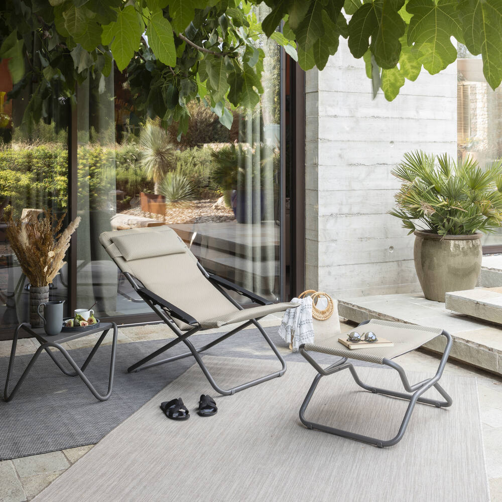 Lafuma Mobilier Liegestuhl Transabed Moka Lafuma